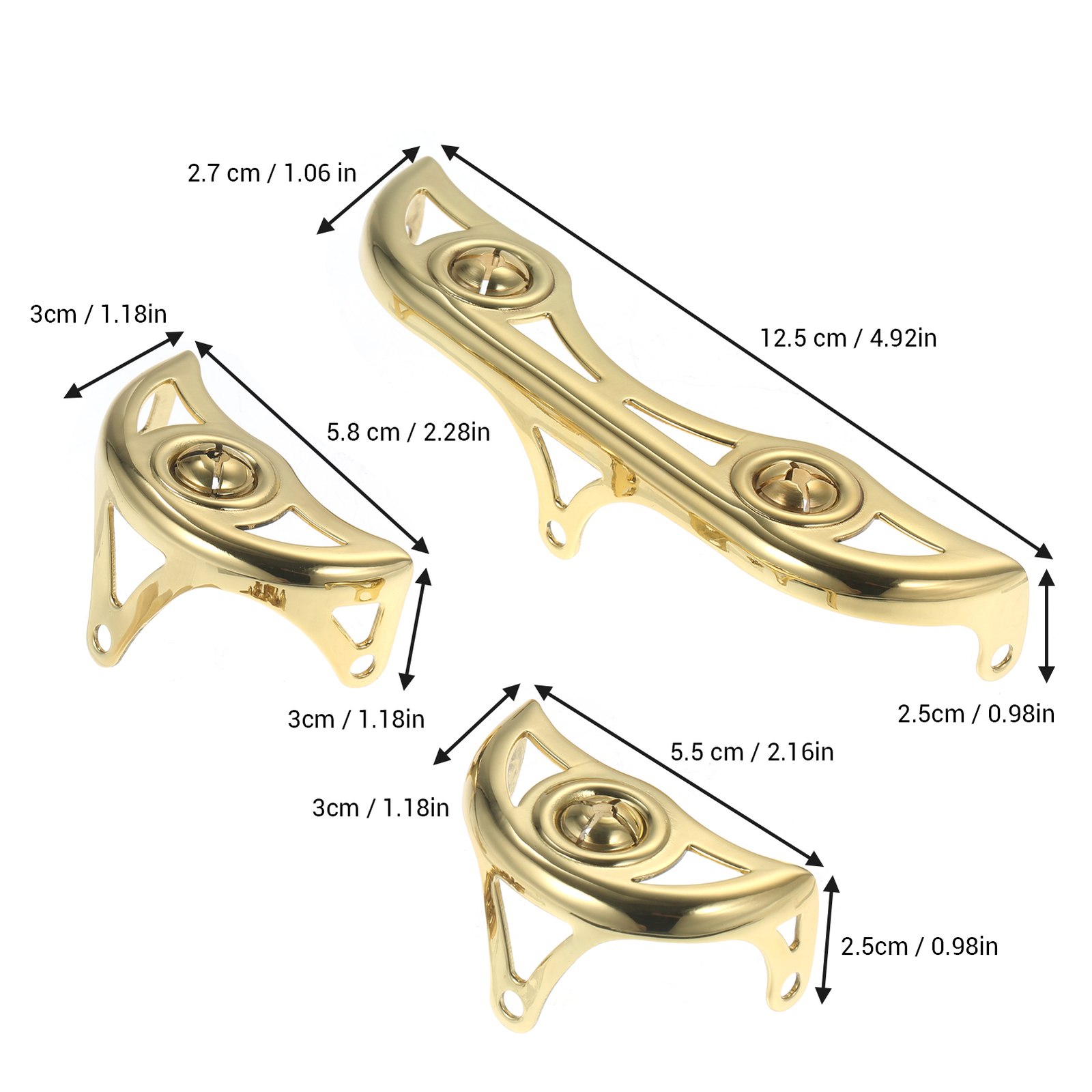 3Pcs/Set Brass Guard for Alto Sax Saxophone Repairing Protective J3B8 ...