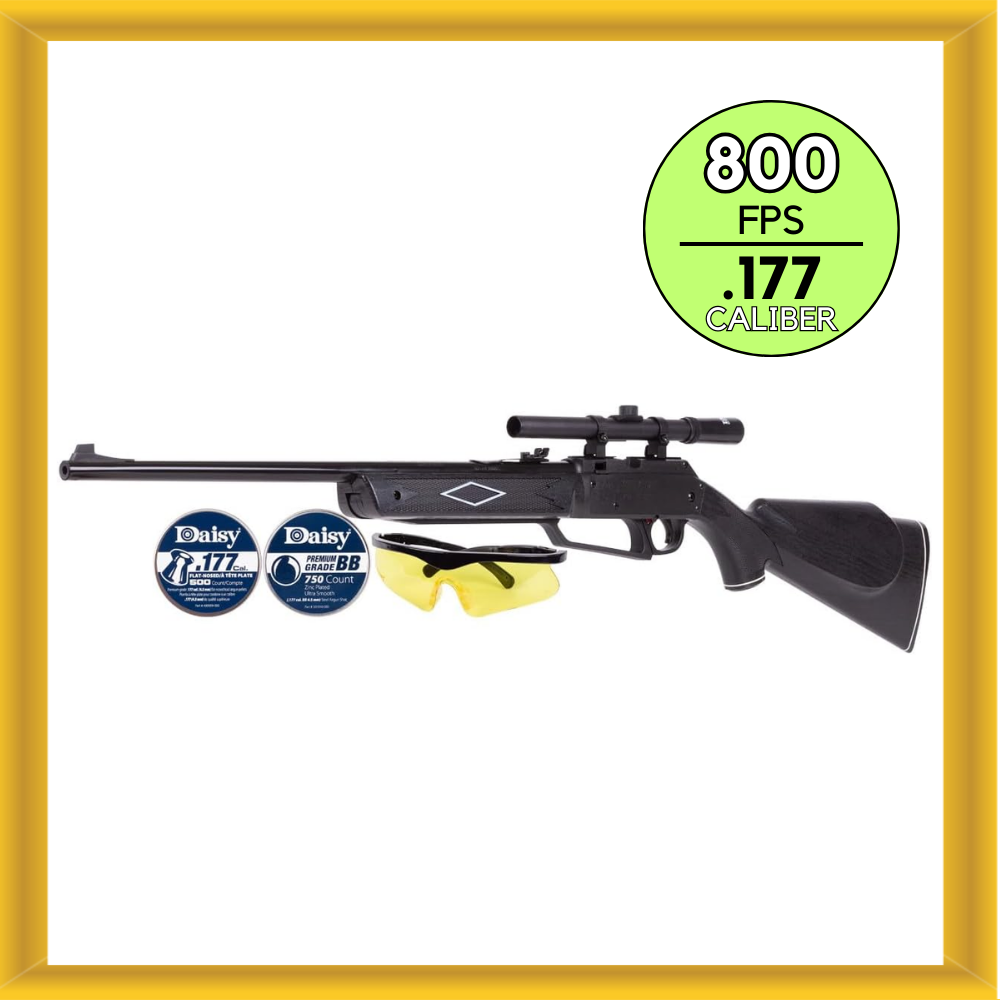 Daisy PowerLine Model 880 .177cal Multi-Pump Pneumatic BB Pellet Rifle ...