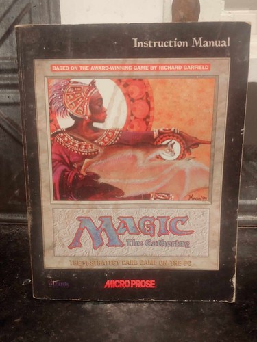 Vintage 1997 Magic the Gathering MTG Instruction Manual PC Game Book ...