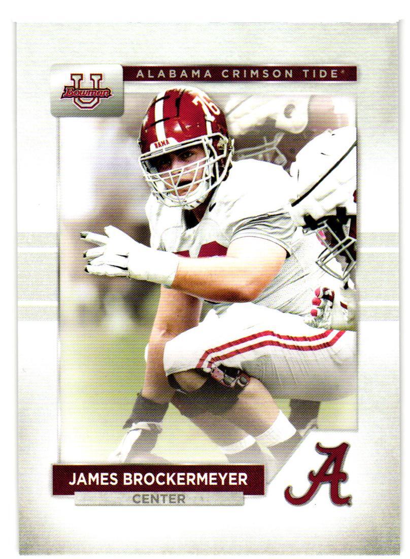 2023 Bowman University Alabama Crimson Tide - James Brockermeyer #41 ...