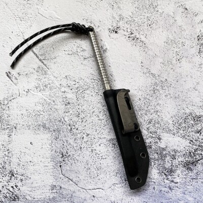 Outdoor Titanium EDC Multi Tool Tea Knife Ice Pick Tea Cake Pick with K ...