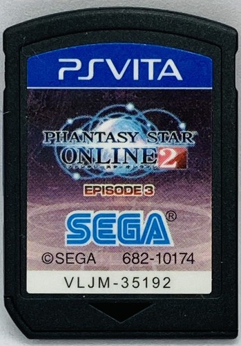 PS VITA Cartridge Phantasy Star Online 2 Episode 3 Japanese Games Sony ...