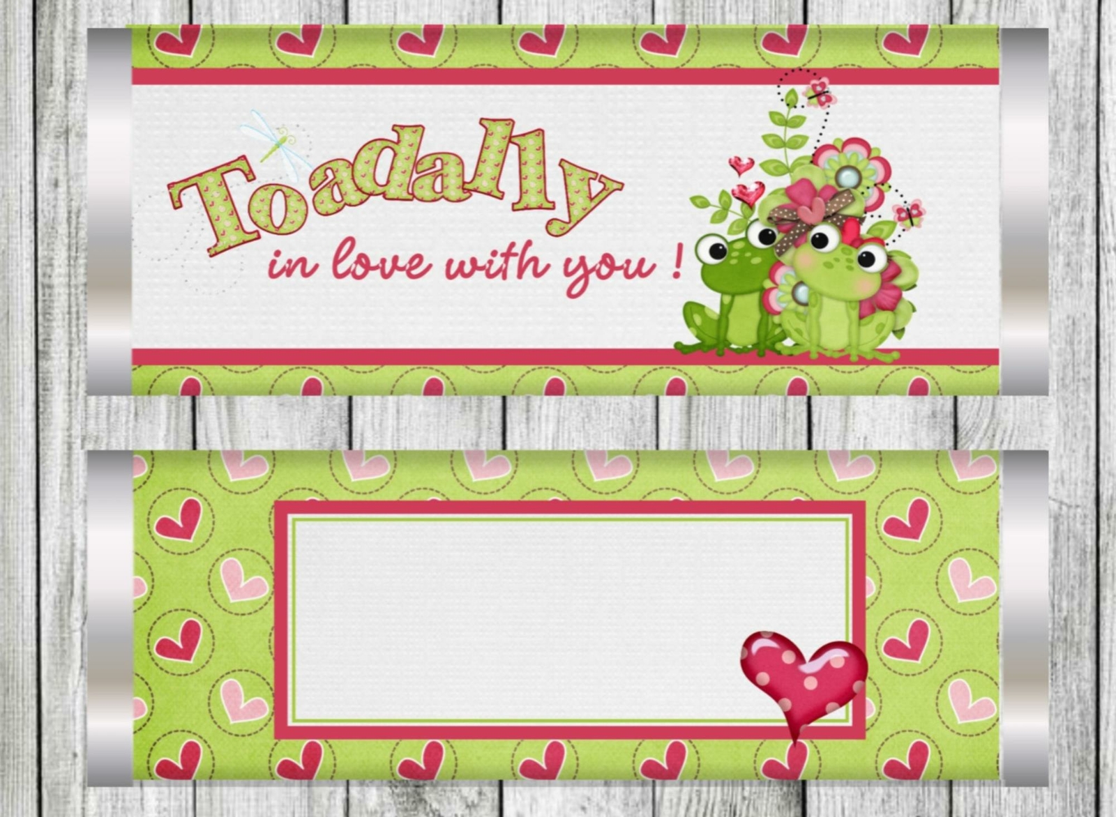 Valentine Birthday Toadally Love You Frog Toad Personalized Candy ...