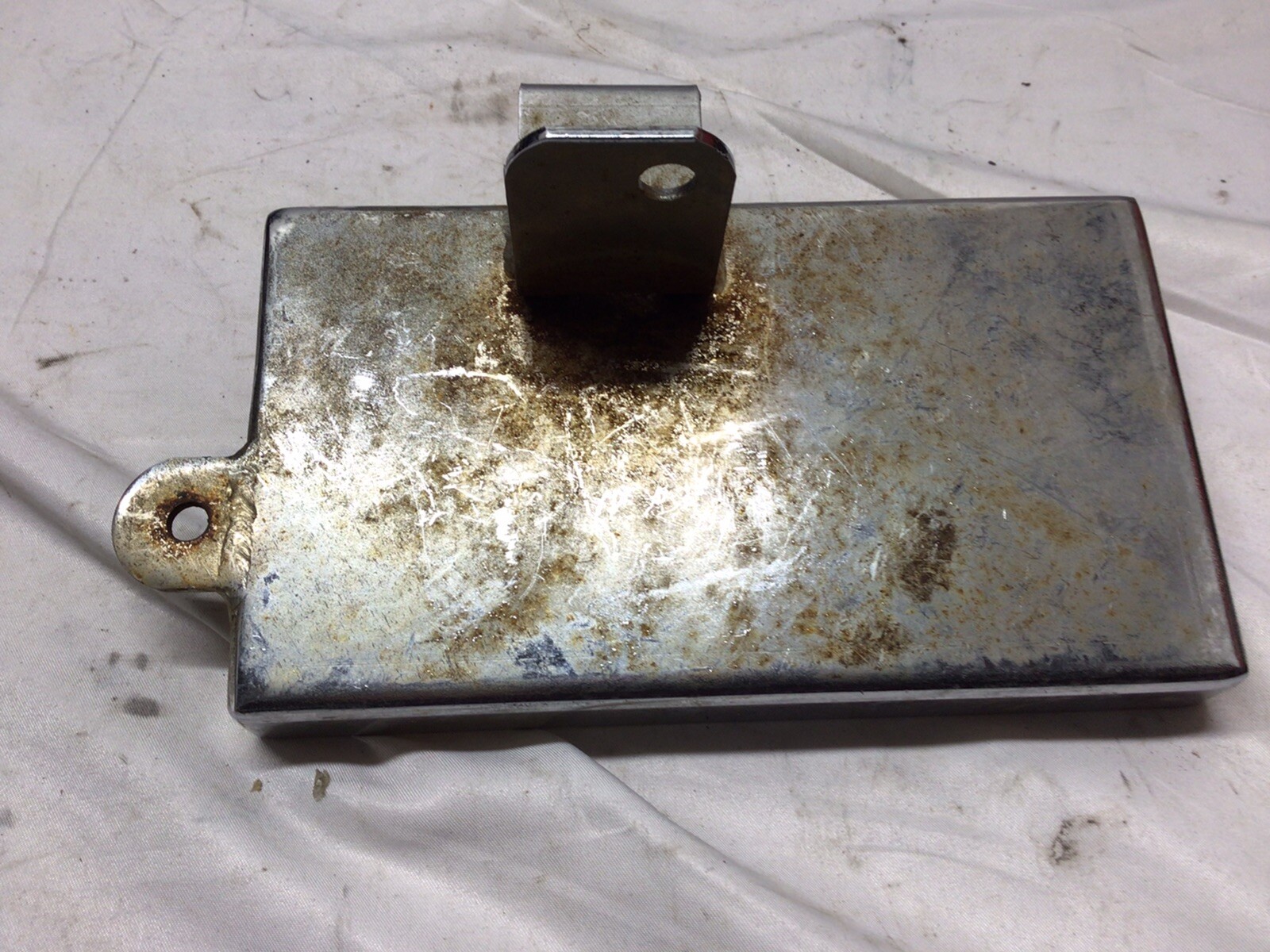 harley Davidson/Chopper chrome Battery tray shovelhead fxe FL chopper ...