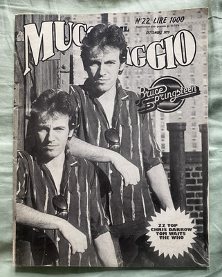 Bruce Springsteen - Italian Music Magazine - September 1979 - AUTHENTIC ...