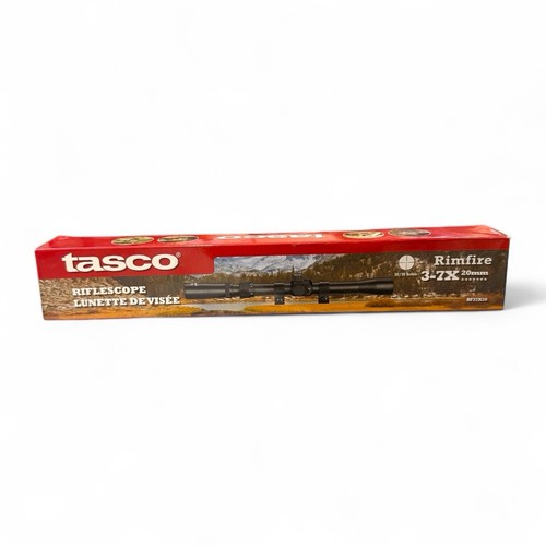 Tasco Rifle Scope Rimfire 3-7x 20mm - RF37X20 Black Gloss | eBay