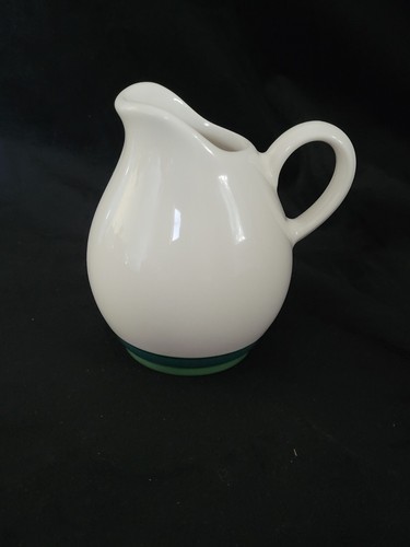 Pfaltzgraff Ocean Breeze Pattern Creamer / Small Pitcher Ivory Green ...
