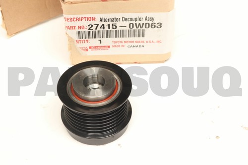 274150W063 Genuine Toyota PULLEY, ALTERNATOR W/CLUTCH 27415-0W063 | eBay