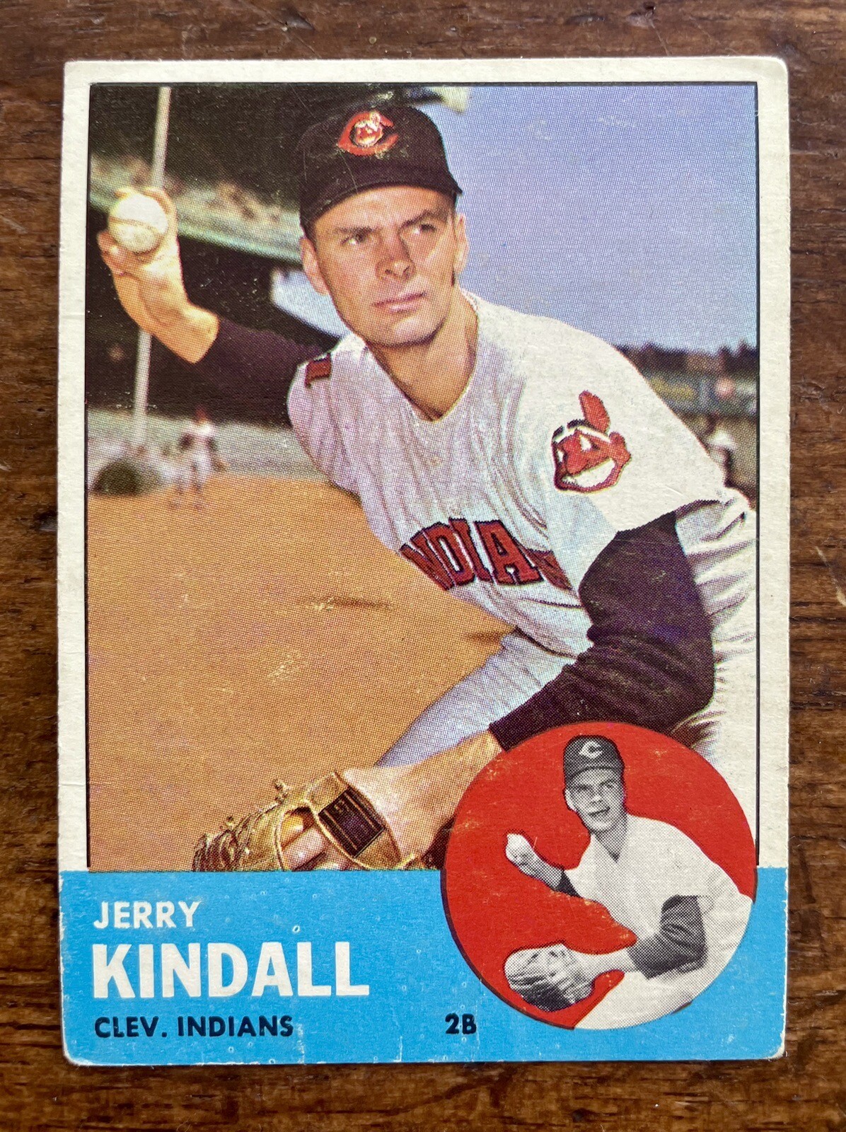 1963 Topps #36 Jerry Kindall Indians EX | eBay