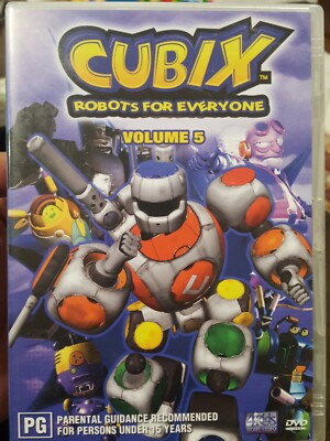 CUBIX ROBOTS FOR EVERYONE VOLUME 5 RARE DVD ANIMATION CARTOON TV SHOW ...