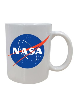 NASA Retro Red Blue Logo Space Agency Rocket Science Funny Gift Coffee ...