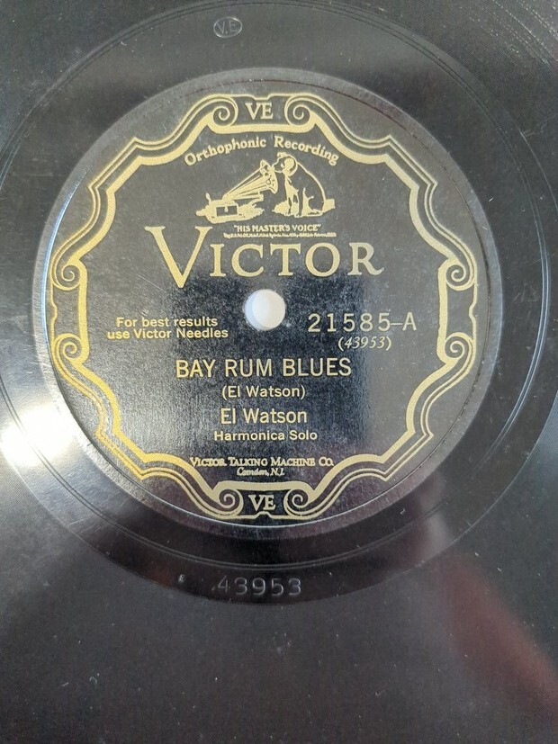 Bay Rum Blues El Watson Harmonica Solo 78 RPM Victor 21585 | eBay