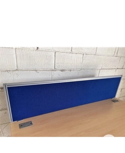Blue Straight Screens Partition Desk Dividers 100cm & 80cm available ...