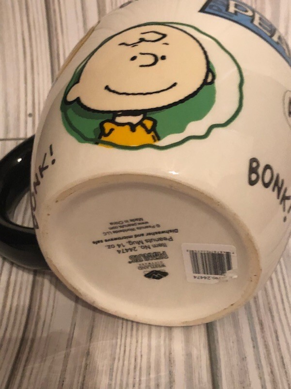 Collectible Peanuts Charlie Brown, Snoopy, Lucy, Linus Mug FREE ...
