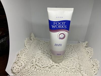 AVON FOOT WORKS BERRY MINT FOOT SCRUB | eBay Australia