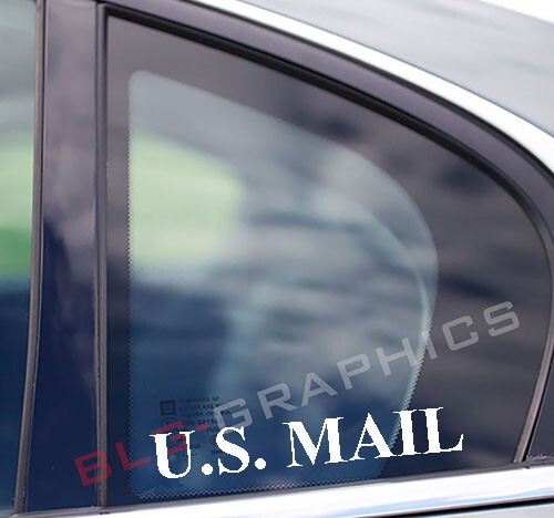 U.S. MAIL Decal Postal Service Sticker Post Office Carrier Car Truck ...
