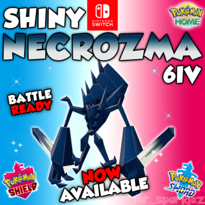 SHINY NECROZMA 6IV ULTRA SHINY LEGENDARY Pokemon Sword Shield | eBay