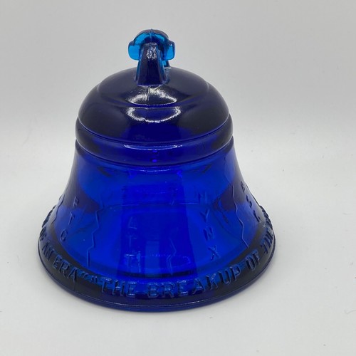 Breakup of the Bell System Telephone Glass Paperweight Dark Blue ...