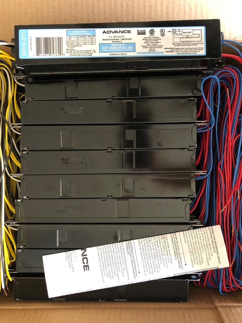 10 Pieces Advance IOP2S2895SCSD 120-277V Programmed Start Step Dimming ...