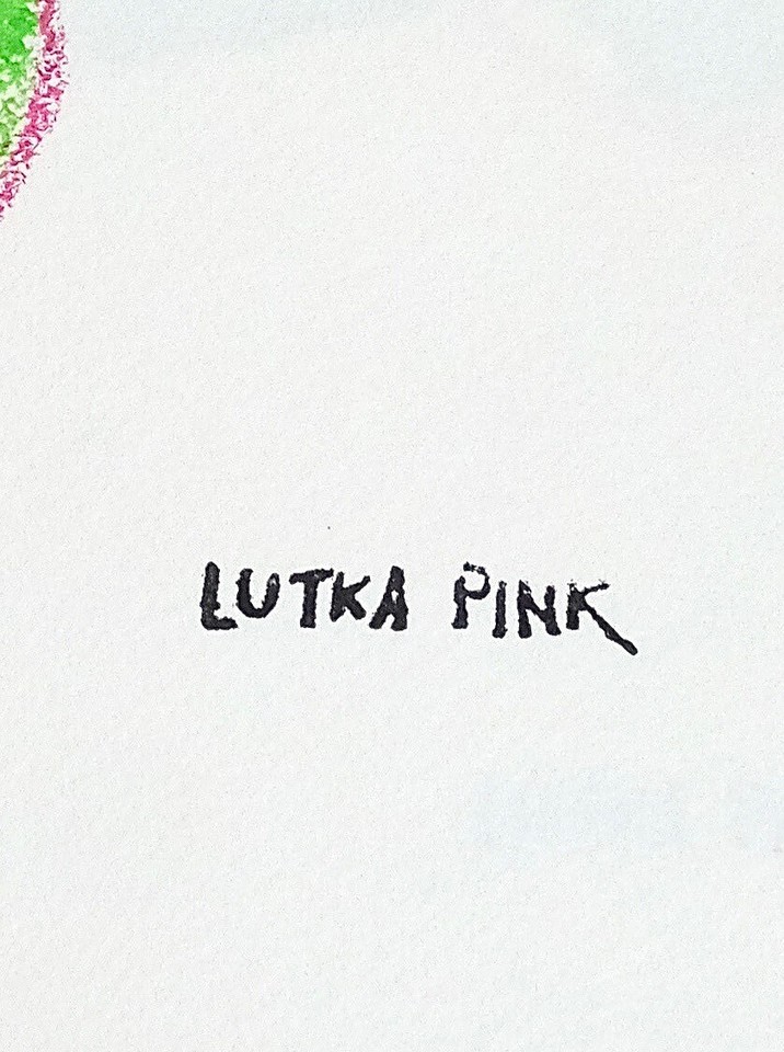 Lutka PINK - Dessin original - Pastel - Composition 9 | eBay