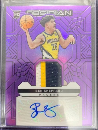 Ben Sheppard 2023-24 Panini Obsidian 24/49 RJA/RPA Auto Patch RC #RJI ...
