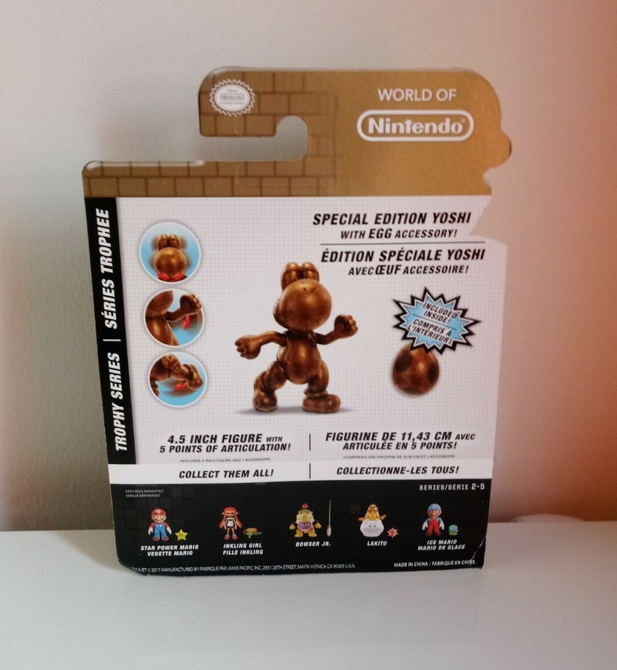 World of Nintendo Trophy Series Yoshi 4.5" Bronze Figure Exclusive ...