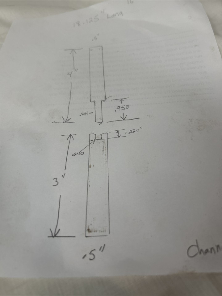Channel Forming Brake Dies, Brake Press Tooling, 1/2” Tang, Custom ...