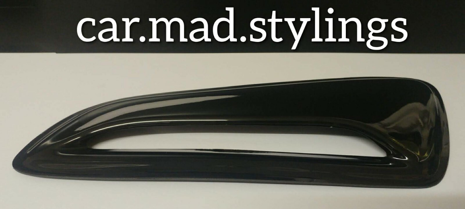 Astra GSI Style Black Plastic Bonnet Vents/Scoop/Air Intake/VXR/Vectra ...