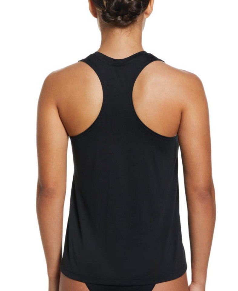 Nike Swim Women's Essential Tank Top Cover Up Black | eBay