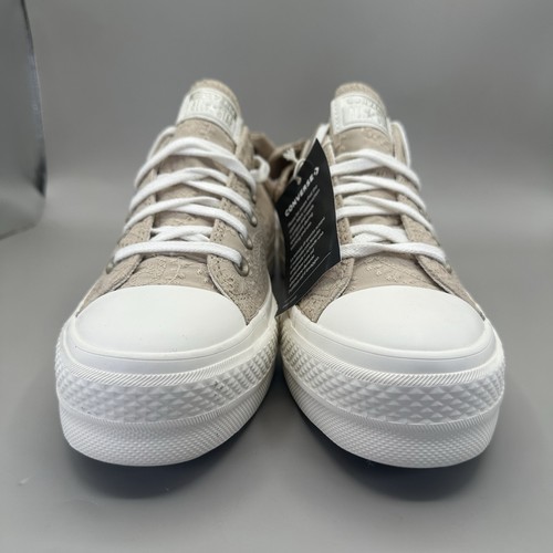 Converse Chuck Taylor All Star Lift Bow Sneakers Women's 8.5 Nutty ...