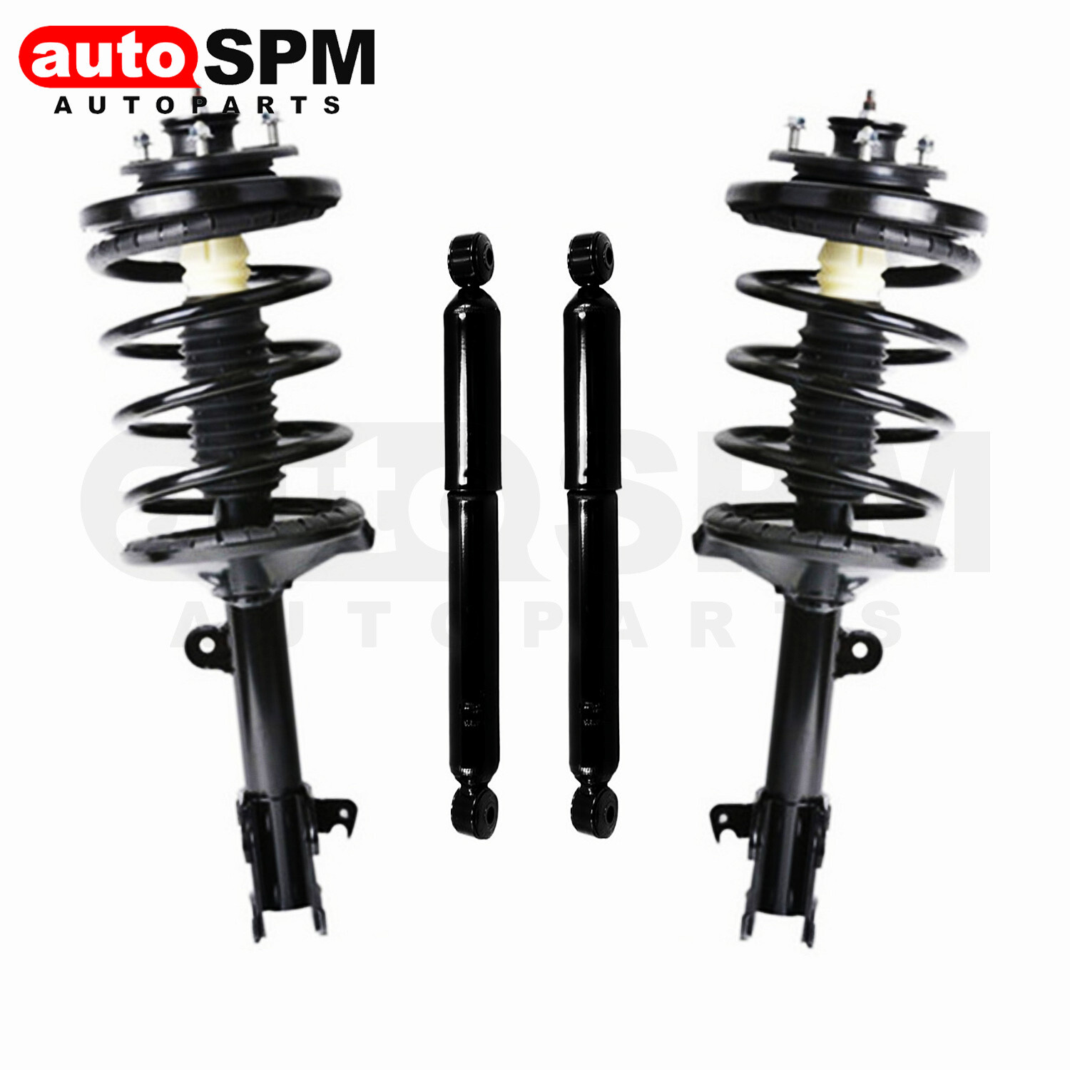 Front Struts w/ Coil Spring Rear Shock Absorbers for 2003-2005 Honda ...