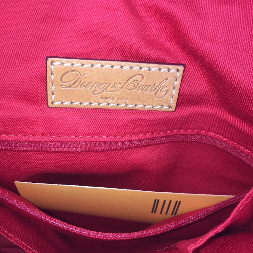 Dooney Bourke Handbag Charlie Satchel Canvas Crossbody Signature Logo ...