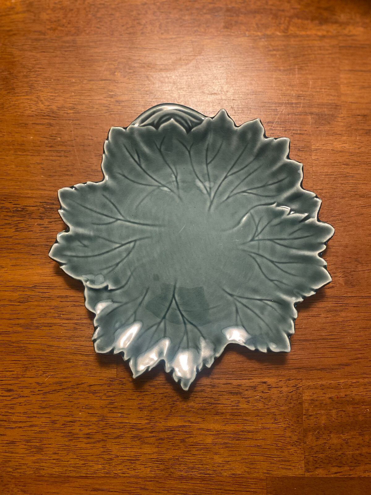 1 Woodfield by Steubenville Seafoam Green Leaf Design Plate 9” | eBay