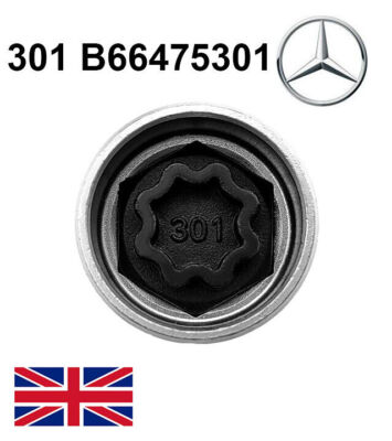 Mercedes Security Master Locking Wheel Nut Bolt Key 301 LWNK MERC A C E ...