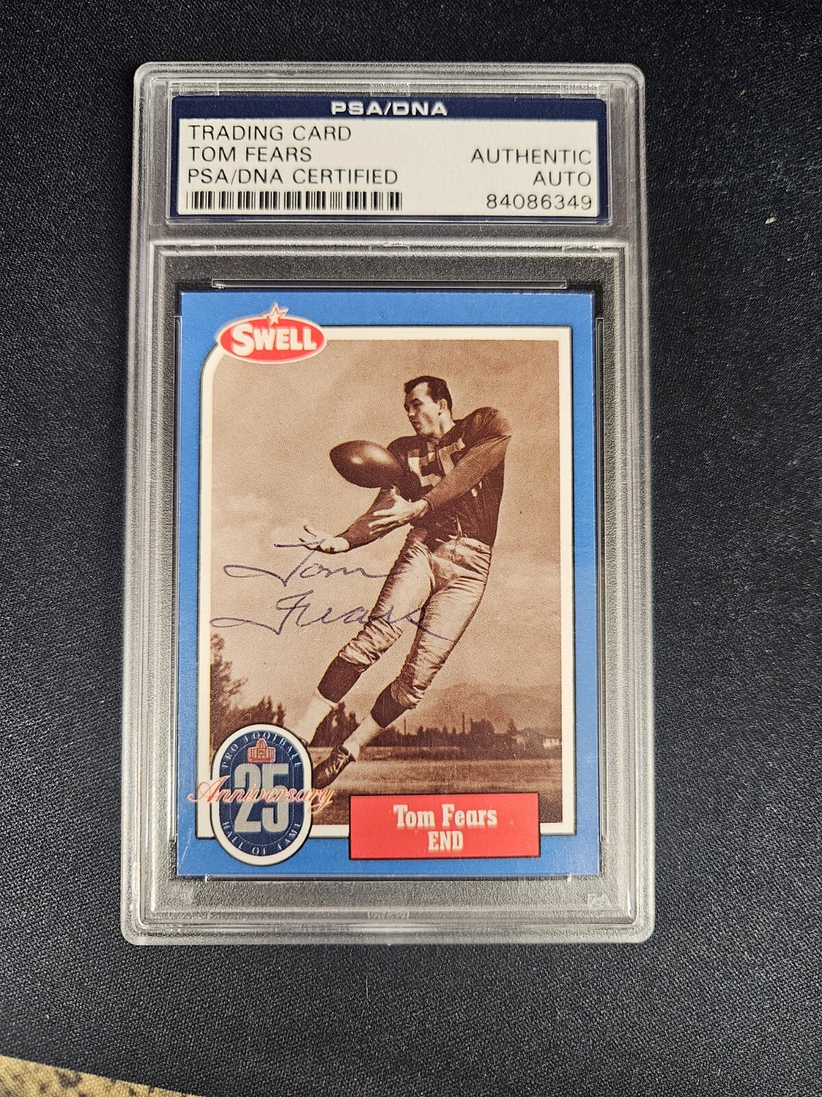1988 Tom Fears Swell Auto Psa Authentic Rams Hof | eBay
