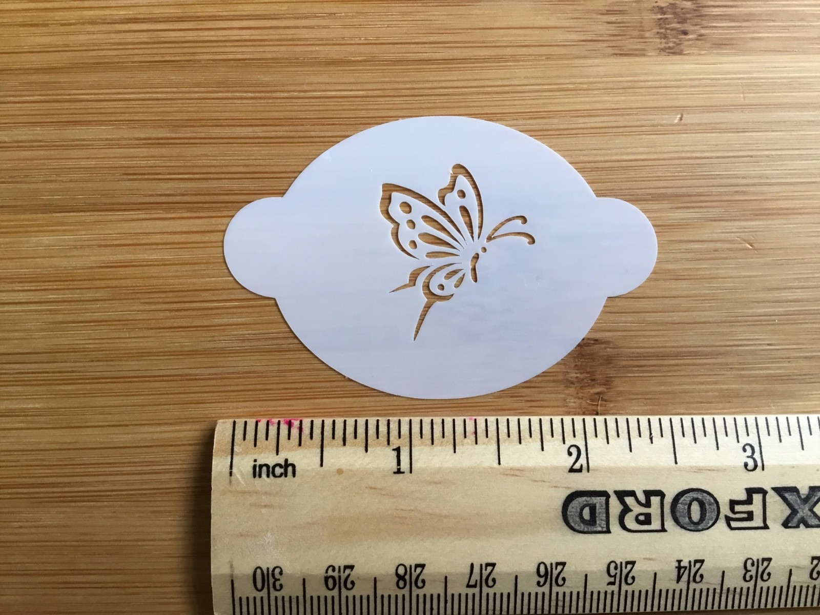 Face painting stencil reusable washable butterfly Mylar 2.5 in x 1.75 ...