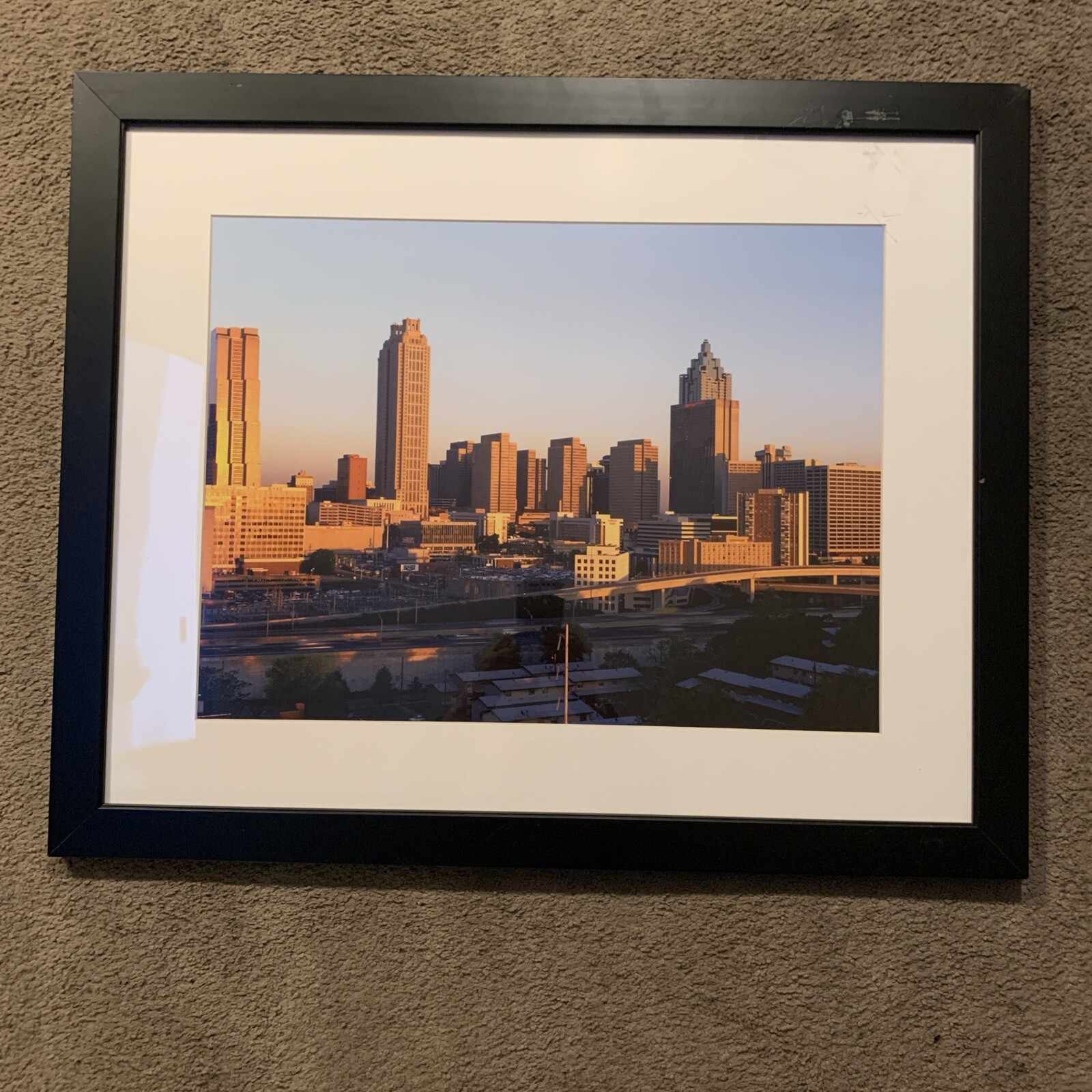Picture Frame 27x33” Atlanta Skyline Aluminum Frame | eBay