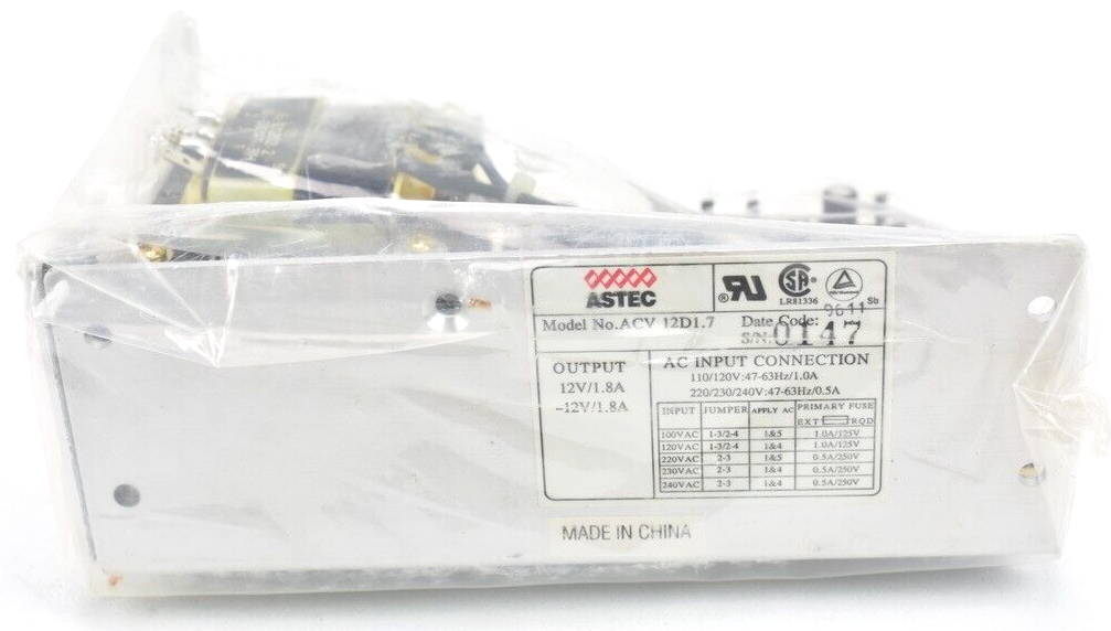 NEW ASTEC / Emerson ACV 12D1.7 POWER SUPPLY - 73-385-018 | eBay
