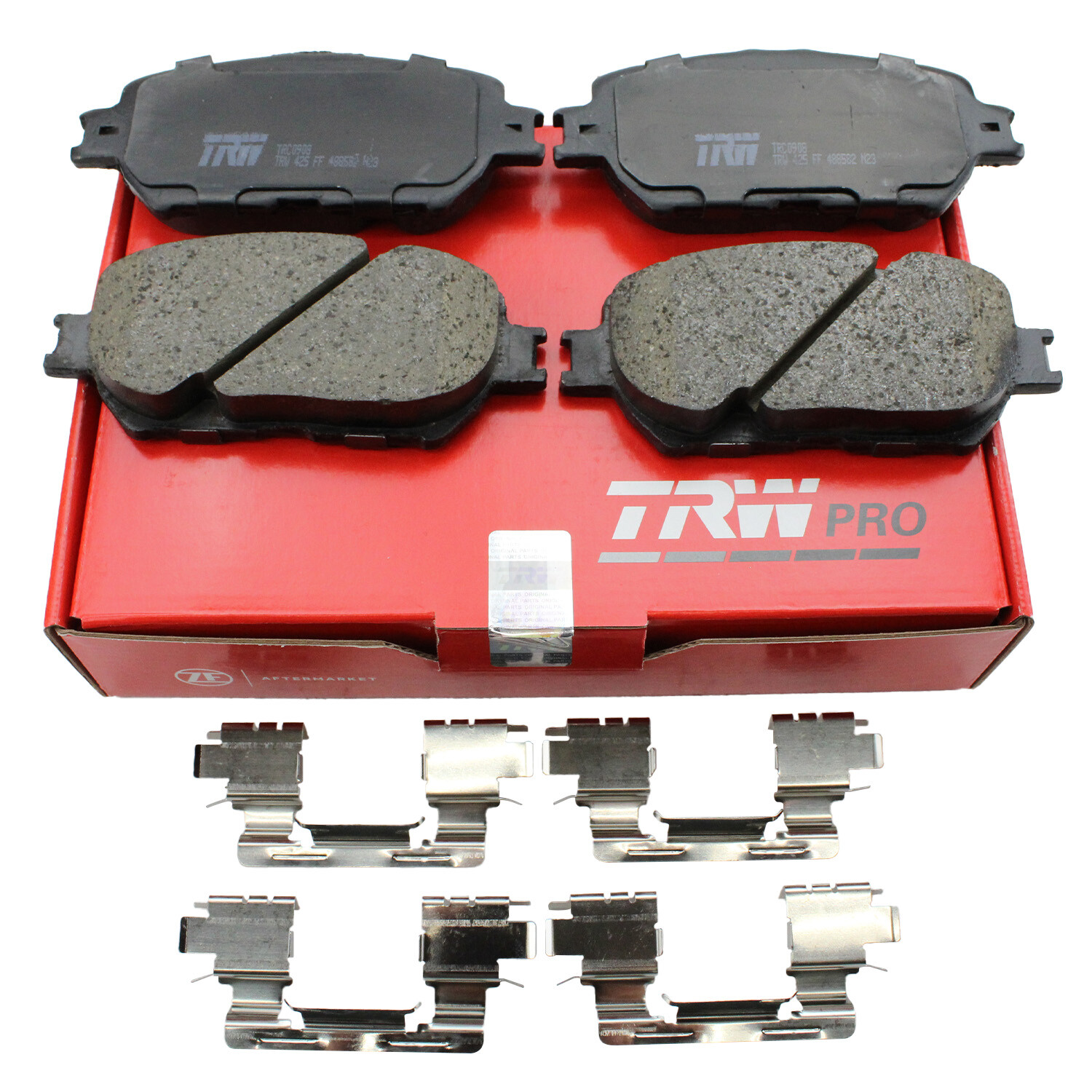 TRW Pro Front Ceramic Brake Pads with Clips for Lexus GS300 IS250 ...