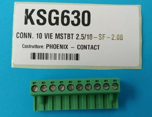 CONNETTORE 10 VIE PHOENIX - CONTACT 1757093 | eBay