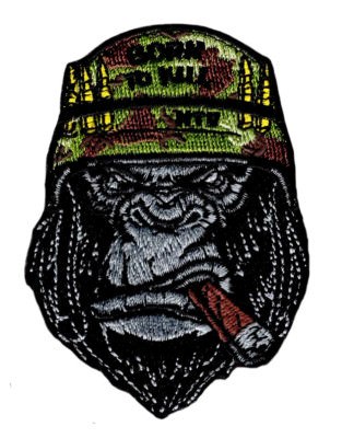 APE CIGAR BULLETS BORN TO KILL GORILLA WARFARE PATCH MTA11 | eBay