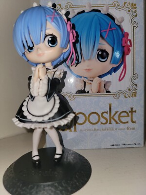 Re Zero - Q Posket - "A" Version Rem Figure [OFFICIAL JAPAN INPORT] W ...