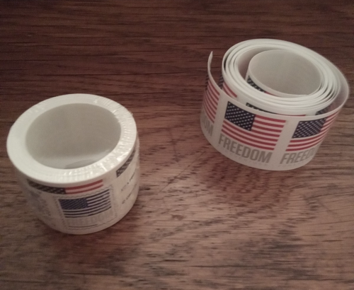 1 Roll Coil of 100 First Class FREEDOM Forever Stamps US Flag 2023 ...