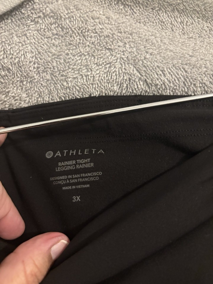 ATHLETA Ultimate Stash Pocket 7/8 Leggings Black Womans Plus Size 3X | eBay