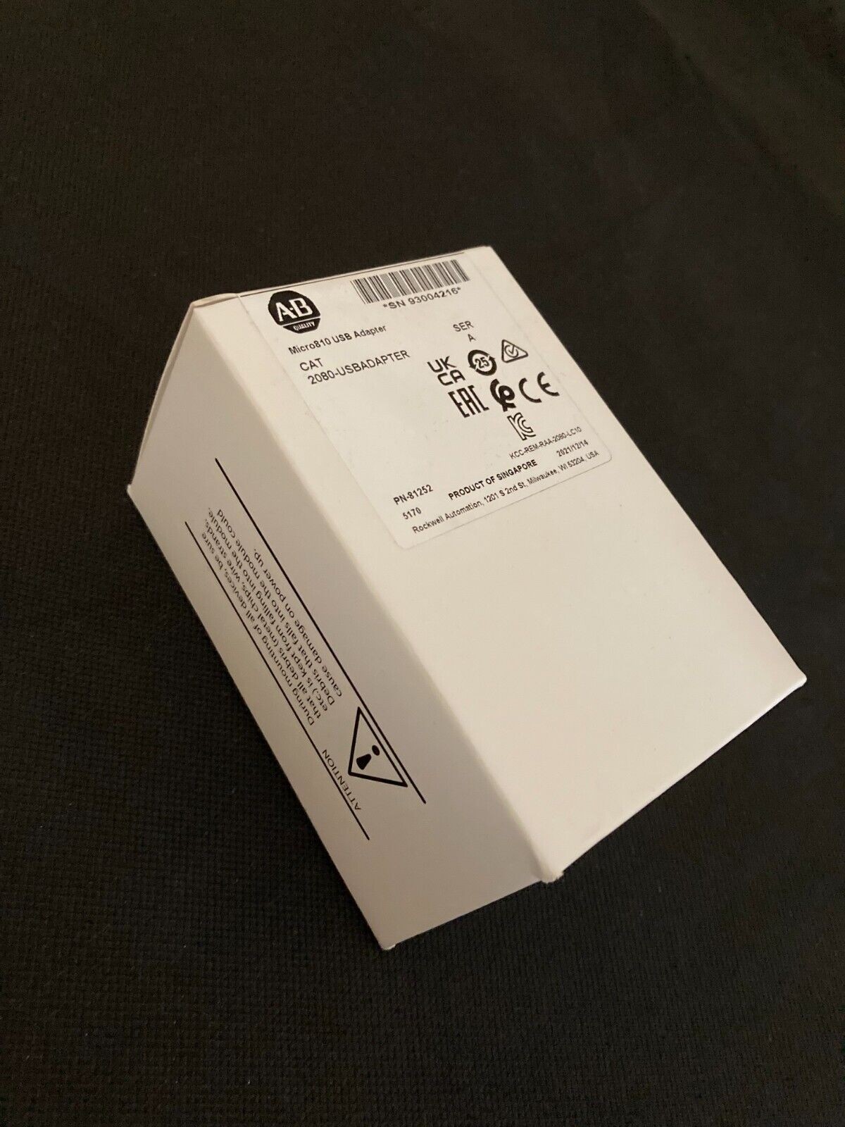 Allen Bradley 2080-USBADAPTER Series A Micro810 USB Adapter IN BOX US ...