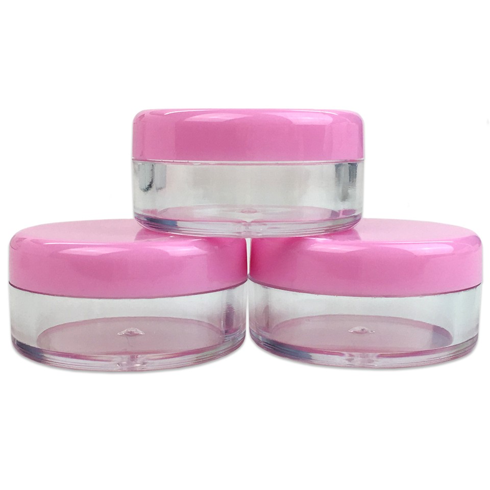 25 Pieces 5 Gram/5ML Plastic Makeup Cosmetic Lotion Cream Sample Jar ...