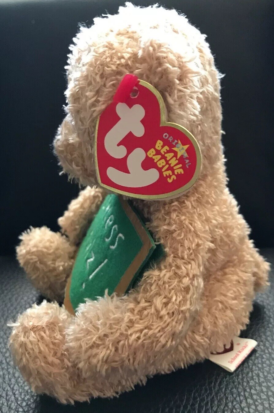 TY Beanie Baby SCHOOL ROCKS the Bear Plush (Recess Rulz!) Hallmark Excl ...
