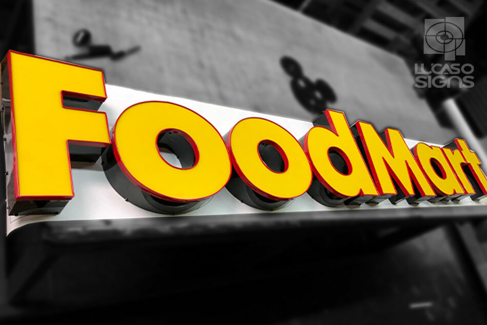 Storefront custom Illuminated Signs led letters translucent Channel ...