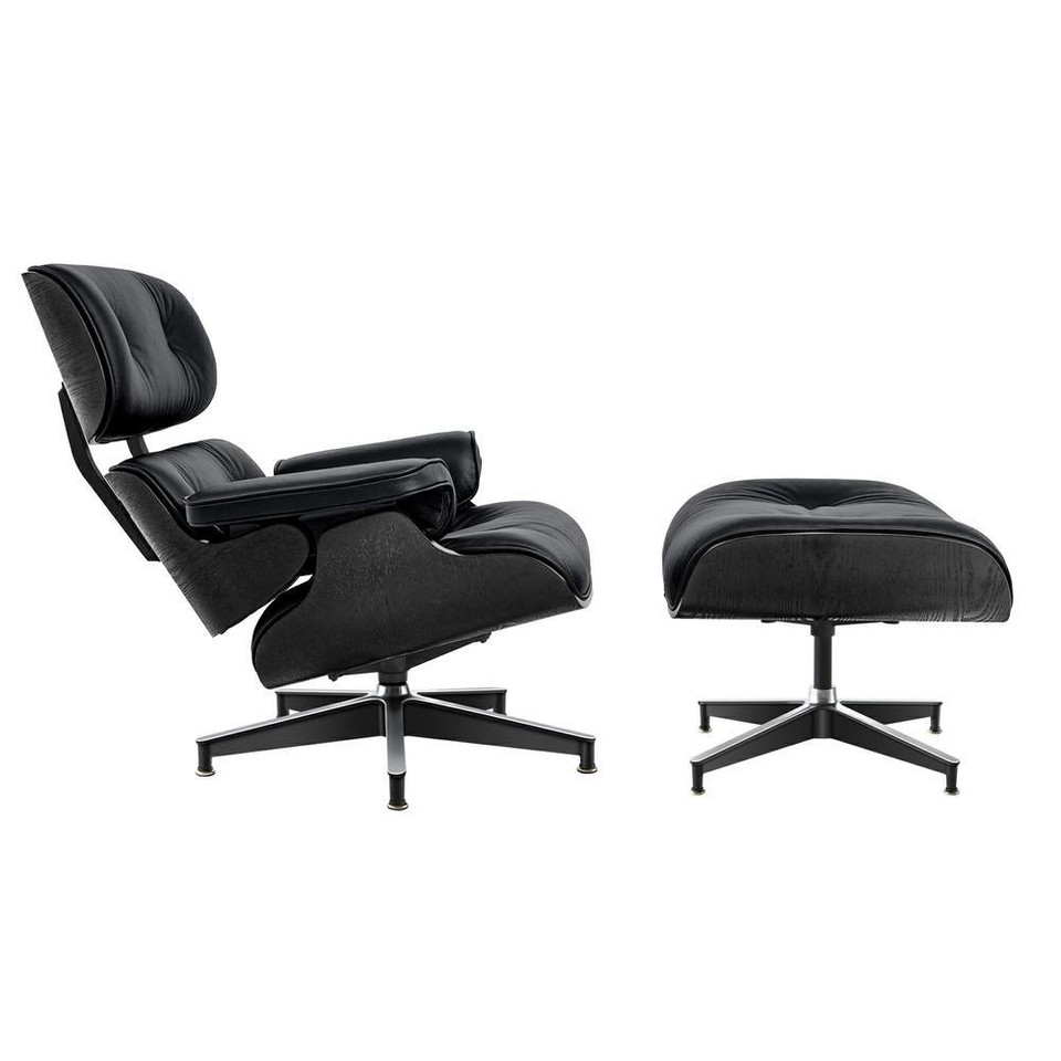 Computer Gaming Office Chair Lounge Chair and Ottoman Leather Task Desk ...