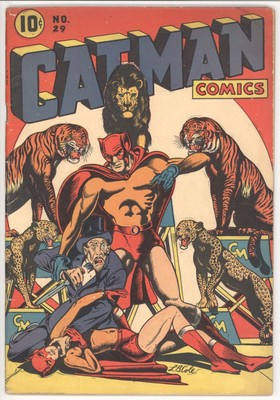 CATMAN COMICS 29 VG+/4.5 - Awesome LB Cole cover! | eBay